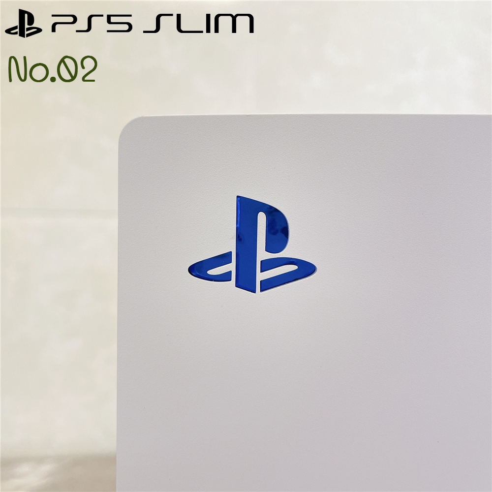 สติกเกอร์โลโก้ PS ติดเครื่อง PS5 SLIM (New Model) Sticker PS5 SLIM Logo ...