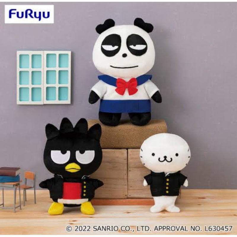 Hana Maru Bad Badtz Maru plush White Seal XO School Collection Sanrio ...