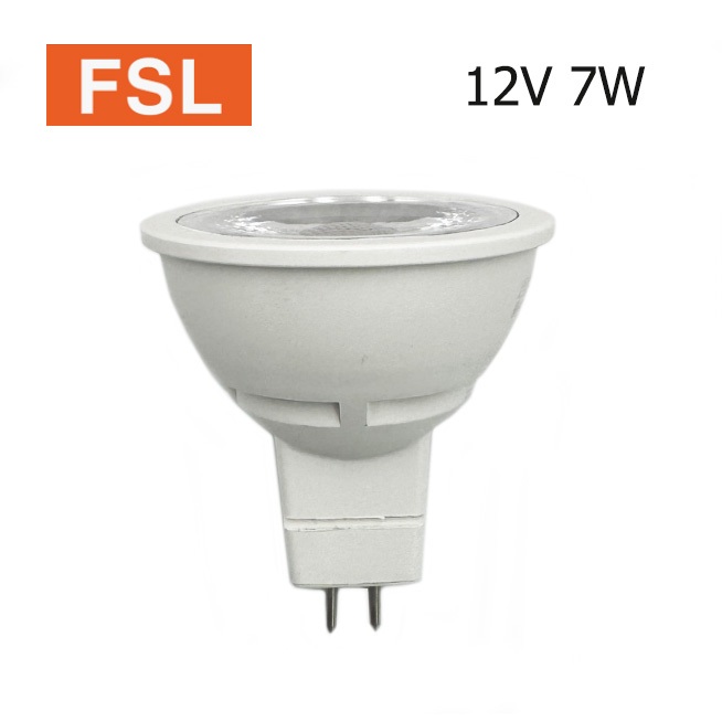 FSL หลอด LED MR16 - 12V (ใช้บัลลาส) 7W มี 3 แสง ขาว คลู และวอร์ม | Shopee Thailand