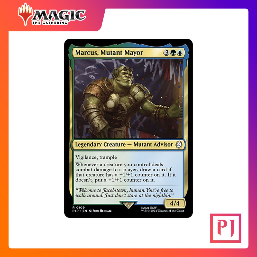 [MTG] Marcus, Mutant Mayor - Fallout Commander [PIP] [MULTI] [RARE ...