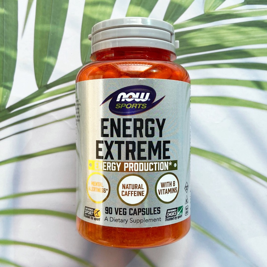 อาหารเสริมเพื่อการออกกำลังกาย Sports Energy Extreme 90 Veg Capsules ...