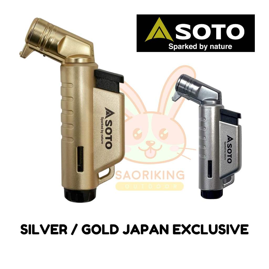 ใหม่!! Soto ST-486 Micro Torch Active Silver / Gold Limited Edition ไฟ ...