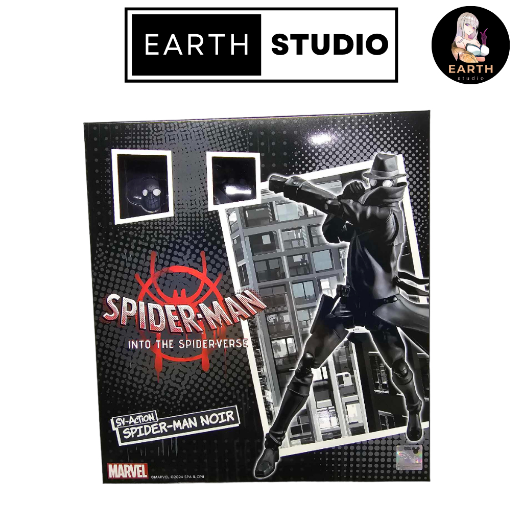 1/12 Sentinel Spider-Man NOIR Action Figure SPIDER-MAN Spider-Verse SV ...