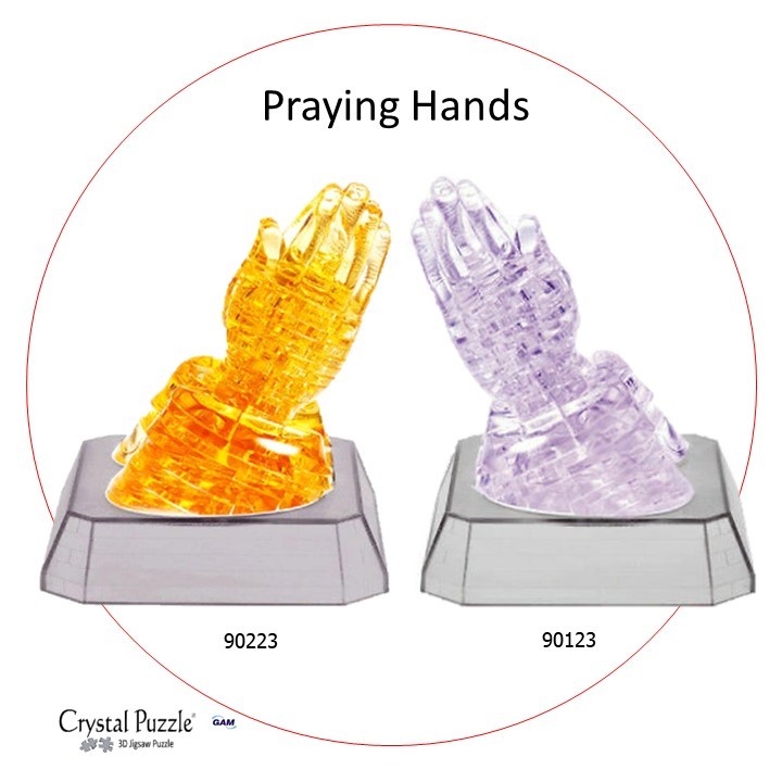 3D Crystal Puzzle ของเล่นตัวต่อสามมิติ Praying Hands ของแท้100% ดีไซน์ ...