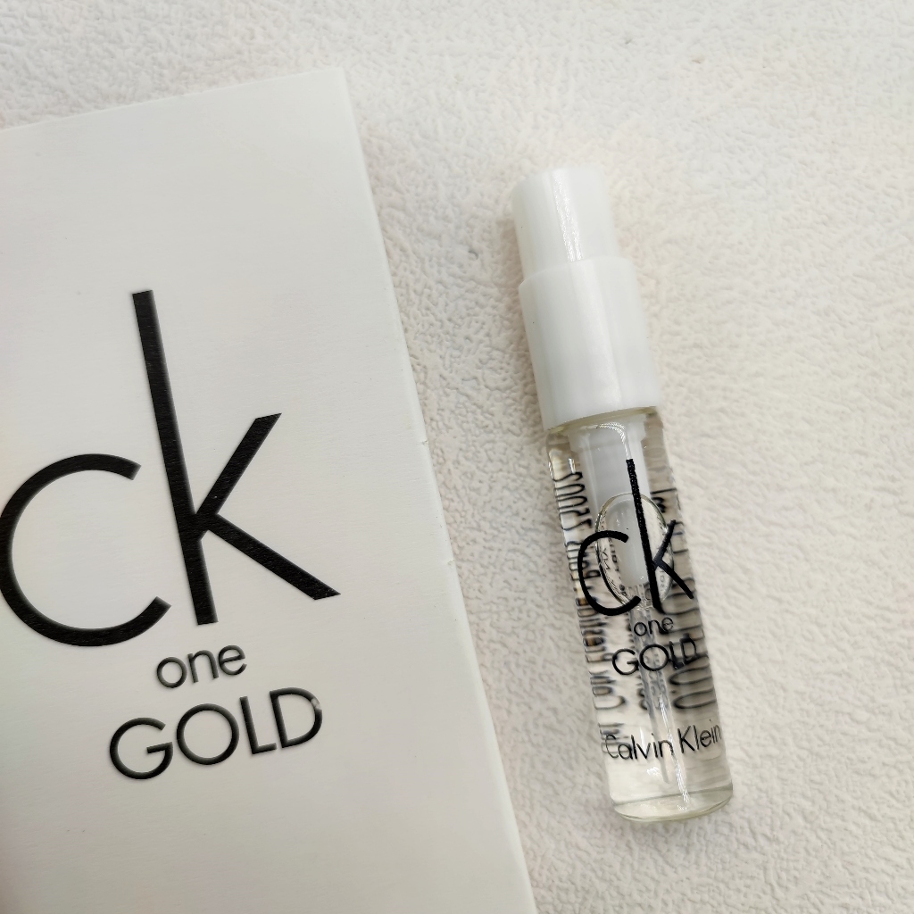 「น้ำหอมขนาดเล็ก」 Calvin Klein CK One Gold, 2016 2ML | Shopee Thailand