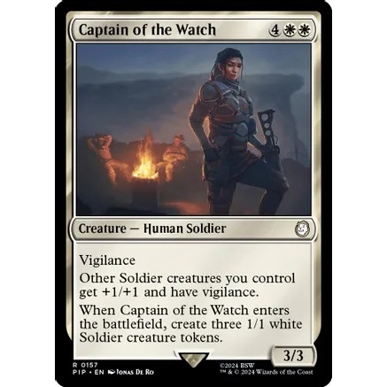 [MTG][Single][PIP] Captain of the Watch ระดับ Rare [ภาษาอังกฤษ ...