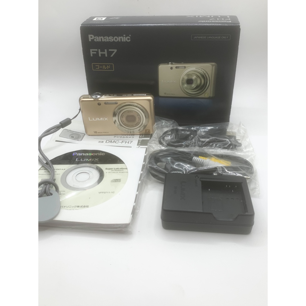 กล้องดิจิตอลคอมแพค Panasonic Lumix DMC-FH7 สีทอง | Shopee Thailand