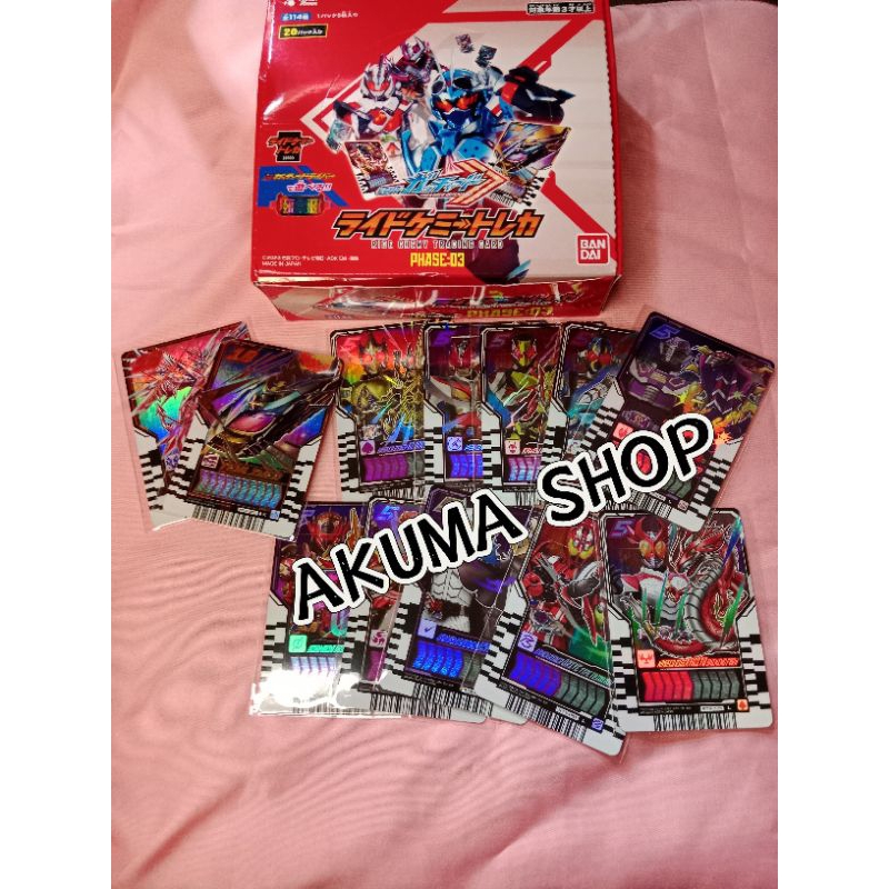 Kamen Rider Gotchard card chemy phase 03 {ระดับ EX/L} สภาพใหม่การ์ดแท้ 'เพิ่งแกะจากซอง' Lot.jp ...