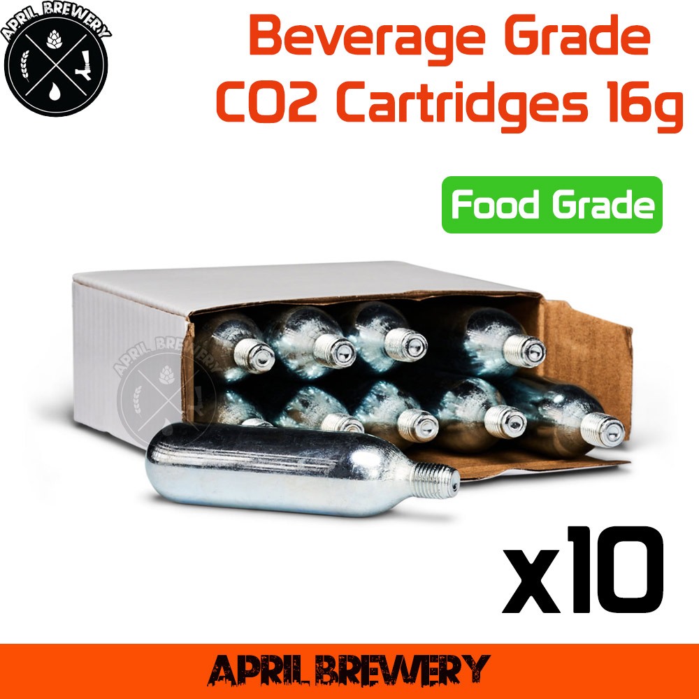 หลอด CO2 Cartridge 16g / Bulbs เกรดอาหาร Mini Co2 Beverage Grade ...
