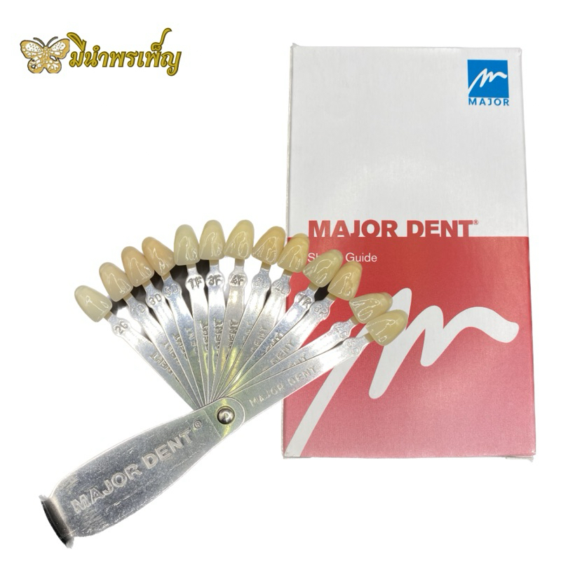 “MAJOR DENT” Shade Guide เทียบสีฟัน | Shopee Thailand