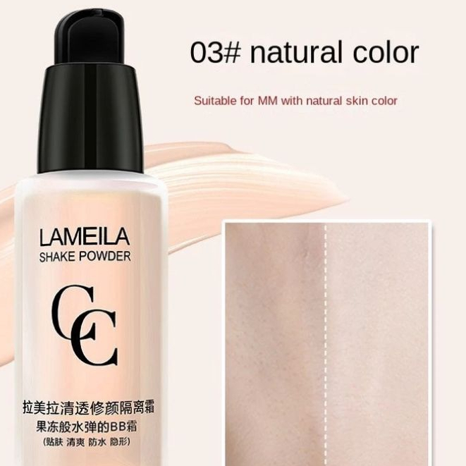 Lameila Clear And Repairing Isolation CC Cream 50ml. ครีมรองพื้น กันน้ำ กันเหงื่อ | Shopee Thailand