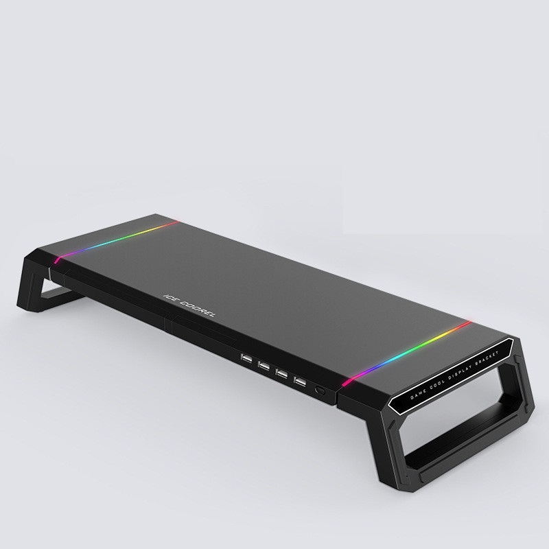RGB Monitor riser ชั้นวางจอคอม ชั้นวางคอมพิวเตอร์ ด้วยอินเทอร์เฟซ USB ...