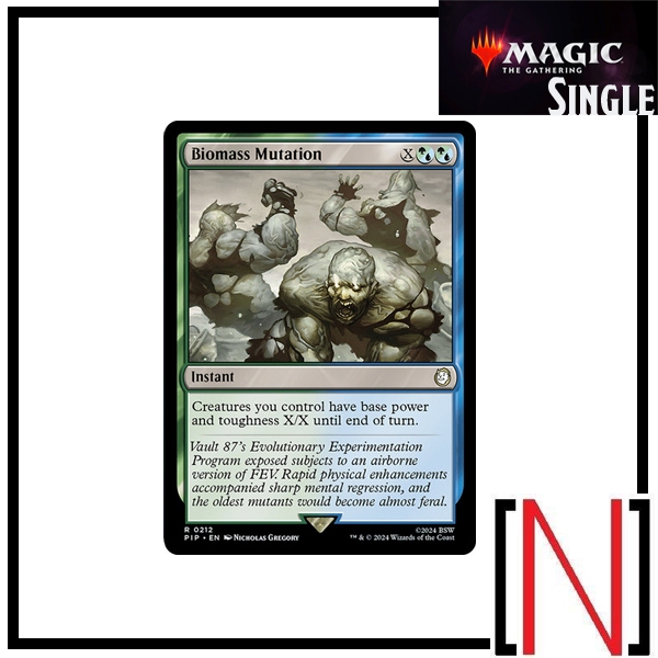 [MTG][Single][PIP] Biomass Mutation ระดับ Rare [ภาษาอังกฤษ] | Shopee ...