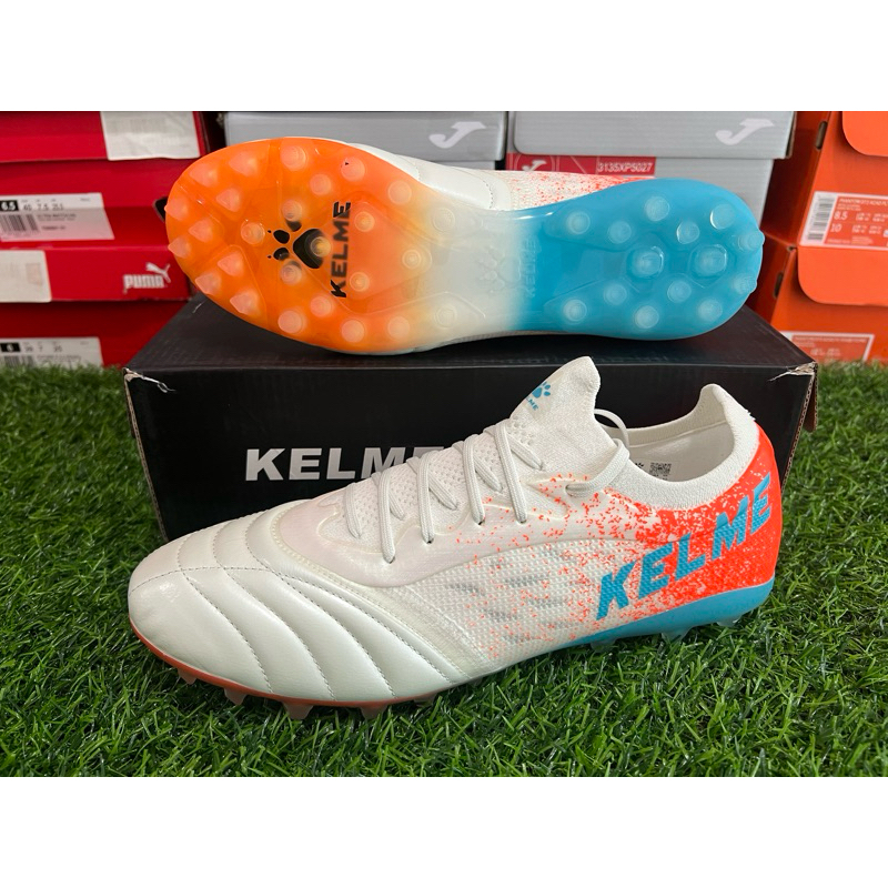 สตั๊ด รองเท้าฟุตบอล Kelme X TLSS MG ตัวท๊อป หนังจิงโจ้ | Shopee Thailand