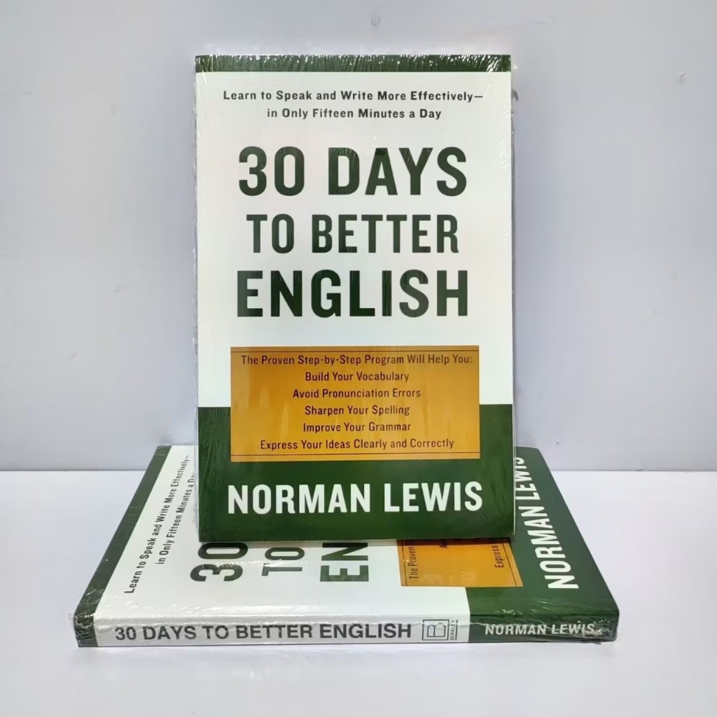 【หนังสือภาษาอังกฤษ】พร้อมส่งจากไทย 30 Days to Better English Book ...