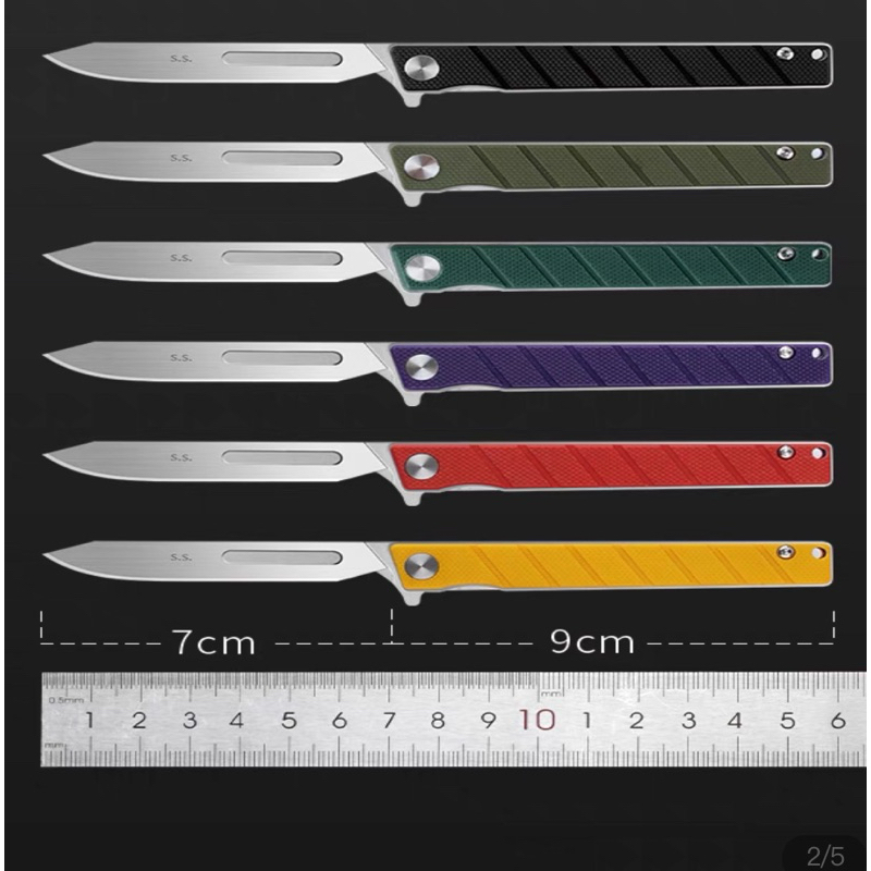 OLITANS G016 G016 Mini Slim Folding Scalpel with 5pcs #24 and 5pcs #60 ...
