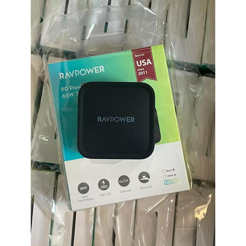 ที่ชารท์ RAVPOWER รองรับ PD Mac book 6watt มีสองพอรต์ คุณภาพเมกา จัดโปร ...