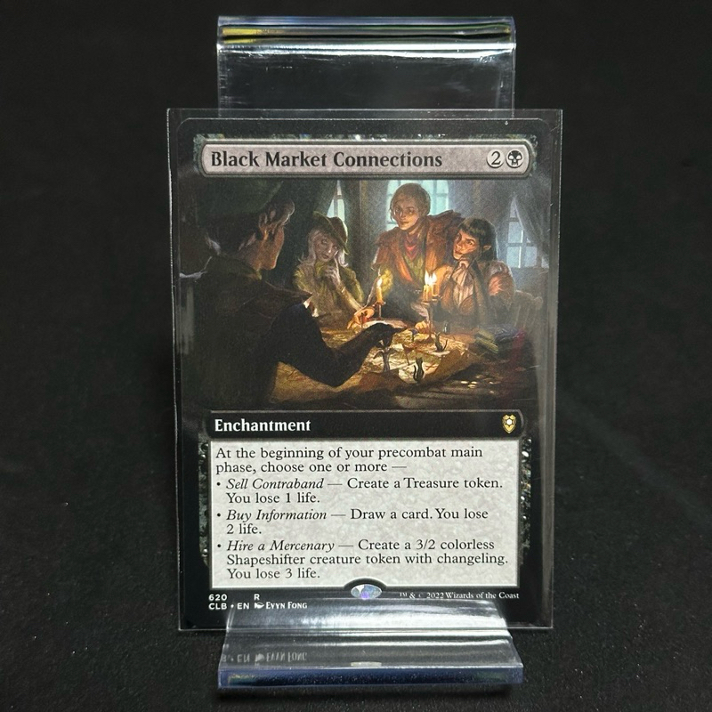 Commander Legends: Battle for Baldur's Gate Variants: Black Market Connections (Extended Art ...