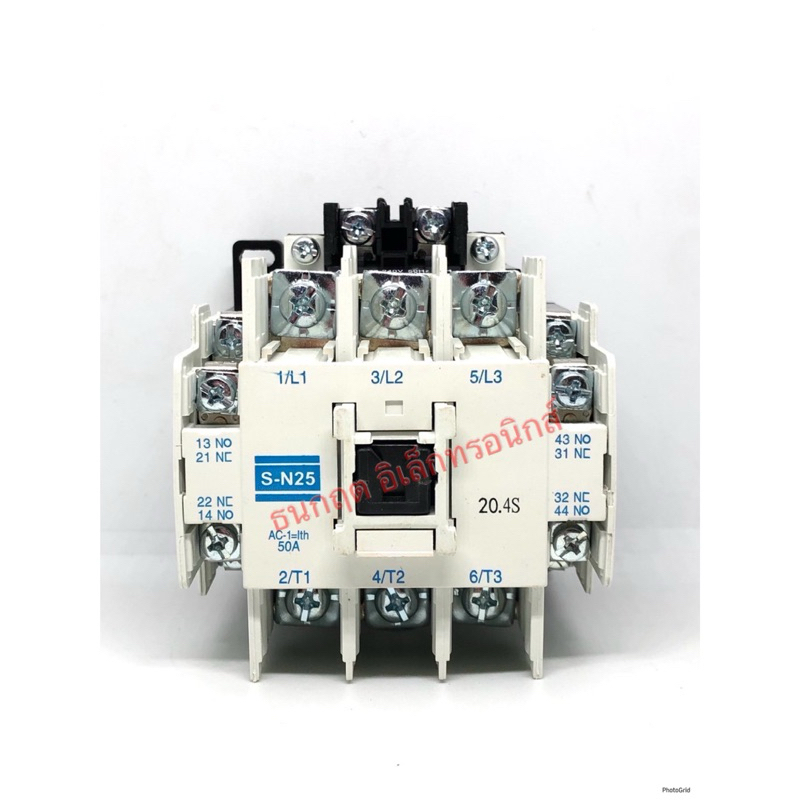 S-N25 SN25 lth=50A 220VAC ยี่ห้อ MITSUBISHI แมกเนติก คอนแทคเตอร์ MAGNETIC CONTACTOR พร้อมส่ง(ของ ...