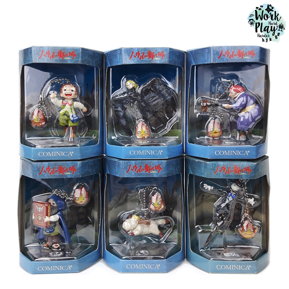 Studio Ghibli Howl's Moving Castle Keychain Cominica Set สตูดิโอจิบลิ ...