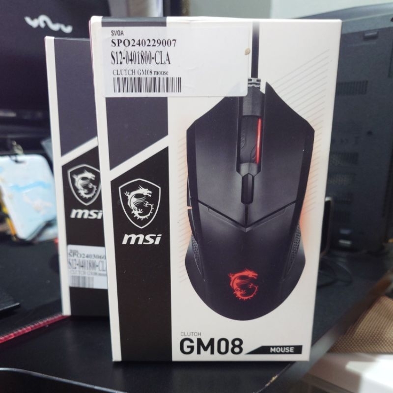 Gaming Mouse MSI รุ่น Clutch GM08 | Shopee Thailand
