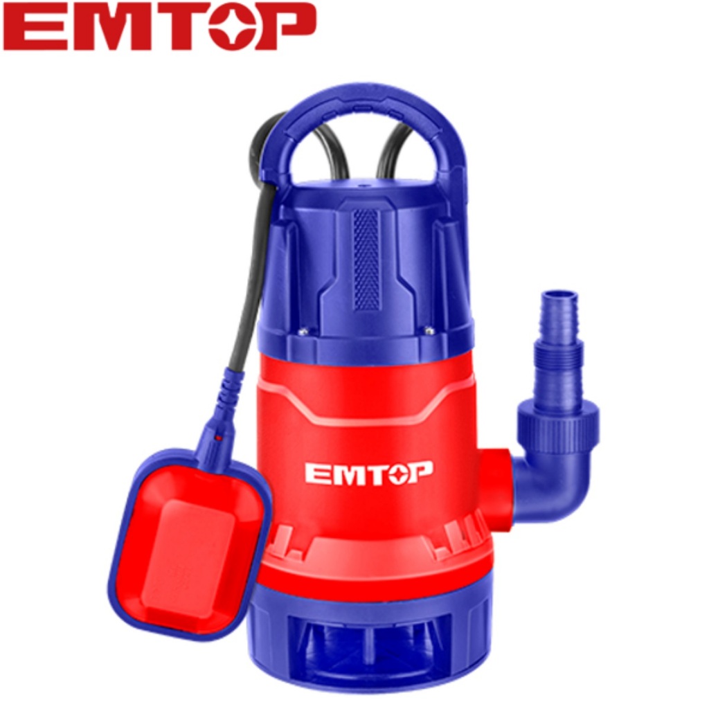 EMTOP ปั๊มแช่ ดูดโคลน แบบอัตโนมัติ มีลูกลอย 1 แรงม้า ท่อ 1 นิ้ว 220 ...
