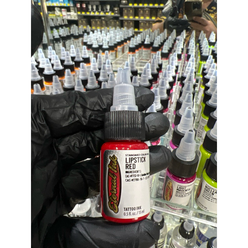 หมึกสัก ETERNAL INK แท้100% ขนาด ครึ่งออนซ์ 1/2oz (15ml) | Shopee Thailand