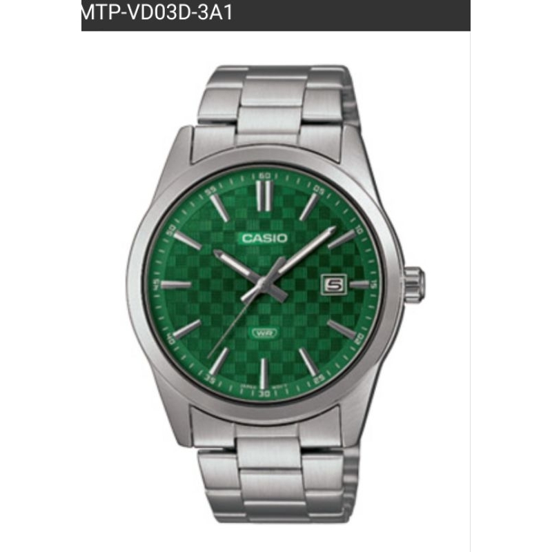 CASIOนาฬิกาผู้ชายรุ่นMTP-VD03ของแท้ 100%รับประกันสินค้า 1 ปีเต็ม ...