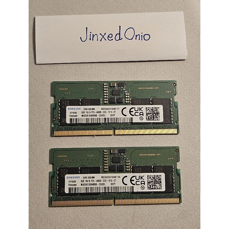 Ram ( 8GB ) DDR5 4800MHz Samsung Sodimm ( Notebook ) | Shopee Thailand