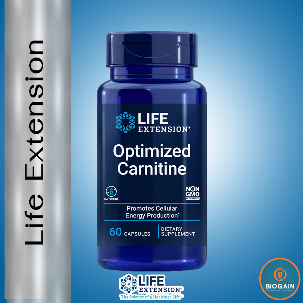 Life Extension Optimized Carnitine (Special Form) / 60 Vegetarian ...