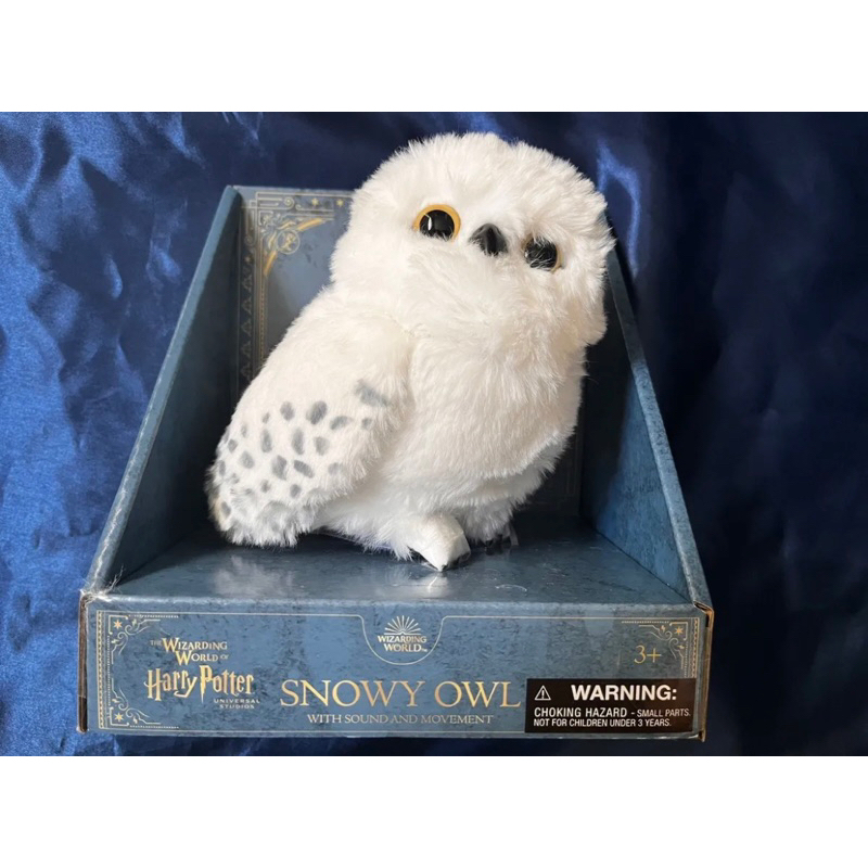 Universal Harry Potter Snowy Owl Hedwig Shoulder Plush Interactive ...