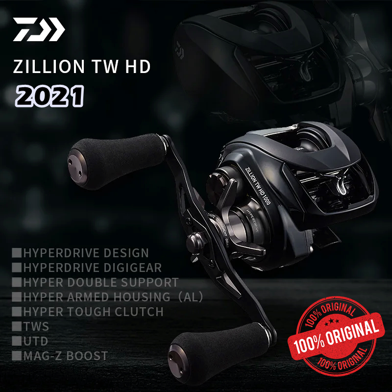 2022 DAIWA ZILLION TW HD *** รอกเบทยอดนิยม น้องดำตัวจี๊ด ช่อน ชะโด กรามโยก *** ไม่มีประกัน ...