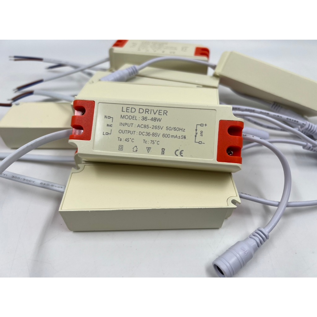 LED Driver Power Supply Transformer AC85V-265V 36-50W DIY LED Strip ...