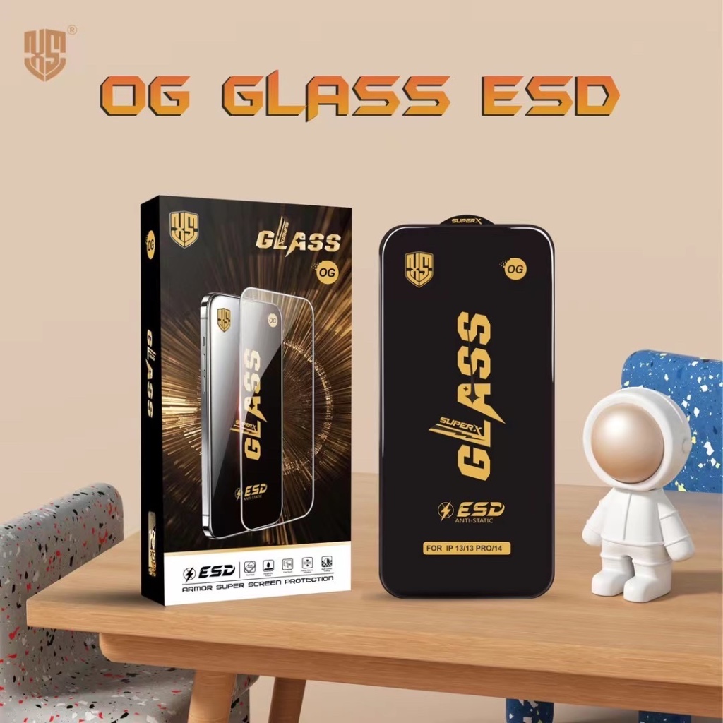 OG GLASS ESD 1 กล่องมี10 ชิ้น Y820 ฟิล์มกระจก เต็มจอ OG GLASS ESD OPPO ...