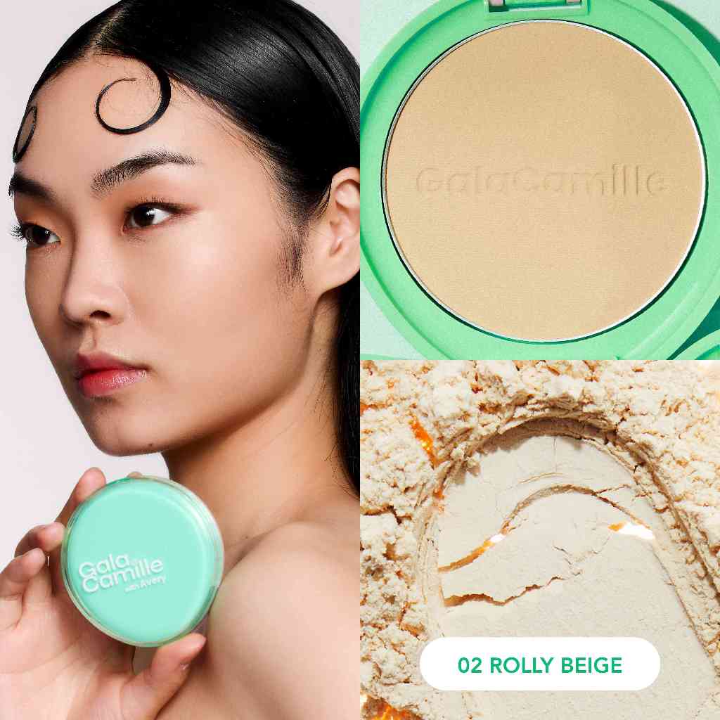 GALA CAMILLE ROLLY POP SOFT MATTE FOUNDATION POWDER แป้ง โรลลี่ ป๊อป ...