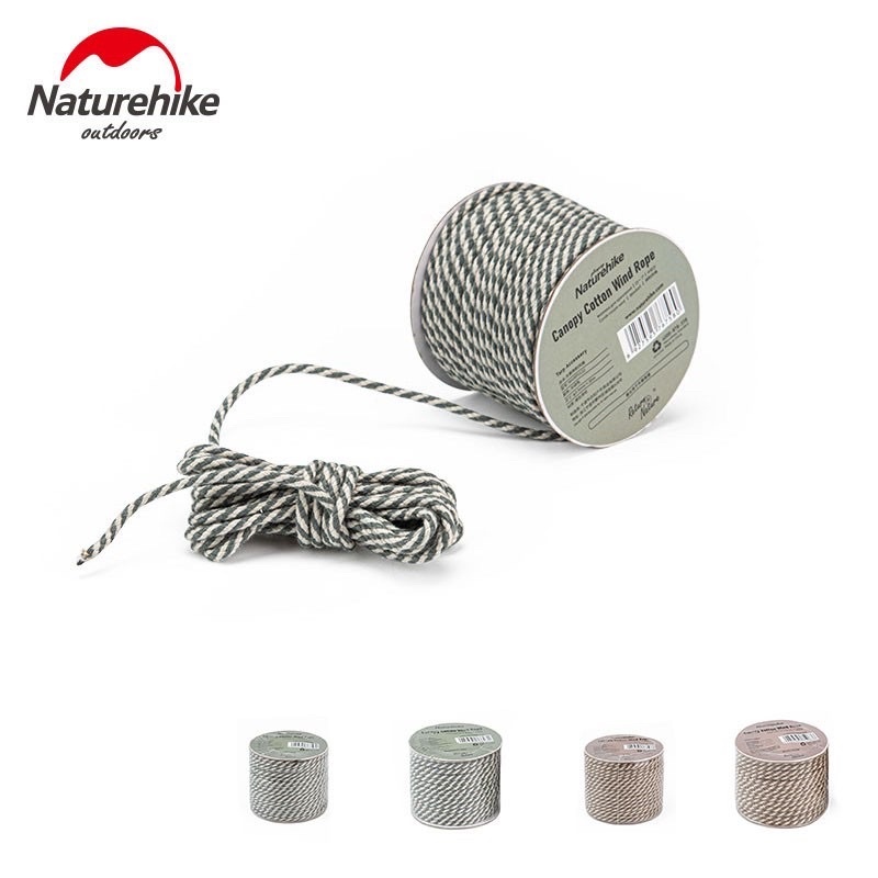 เชือกเต้นท์ เชือกฟรายชีท Naturehike Cotton Wind Rope NH20PJ122 | Shopee ...
