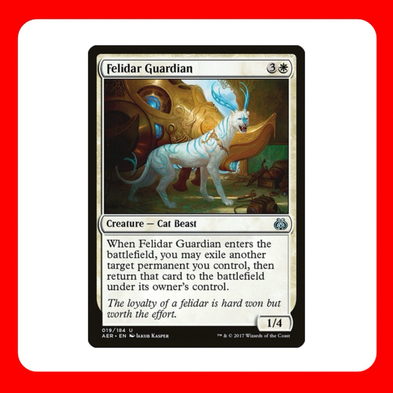 [MTG] Felidar Guardian [MB1] [WHITE] [UNCOM] [NORMAL] [ENG] (การ์ดเมจิค ...