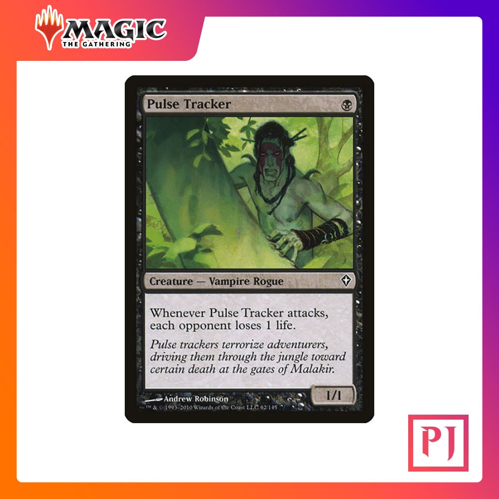 [MTG] Pulse Tracker [WWK] [BLACK] [COMMON] [NORMAL] [ENG] (การ์ดเมจิค ...