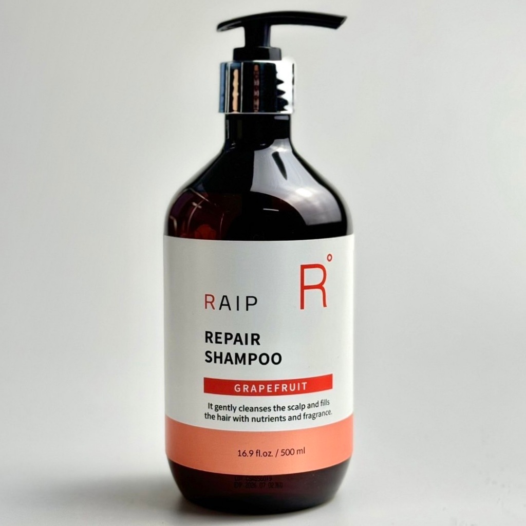 แชมพู/ครีมนวดผม RAIP Repair Shampoo 500ml / RAIP Repair Treatment 500ml ...
