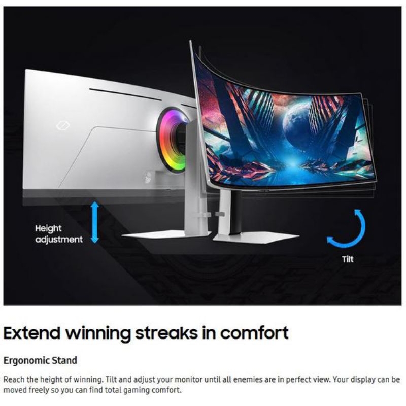 SAMSUNG 49"Odyssey G93SC Series OLED Curved Gaming Monitor,240Hz,0.03ms ...