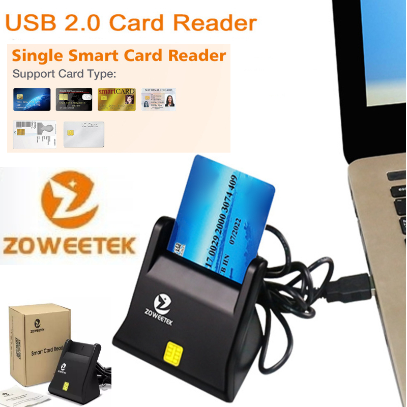 （ขายส่ง ）Smart Card Reader Zoweetek รุ่น zw-12026-1 / zw-12026-3 ...