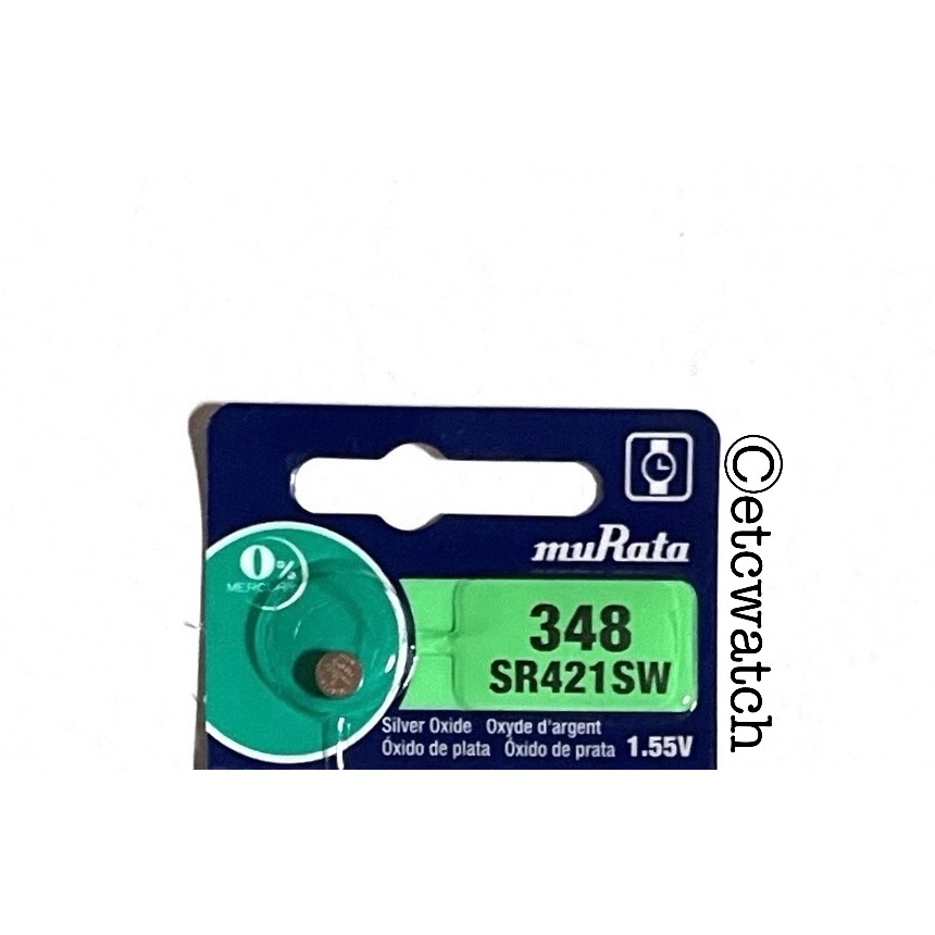 พร้อมส่ง> ถ่านกระดุม Murata SR421SW / 348 1 ก้อน | Shopee Thailand