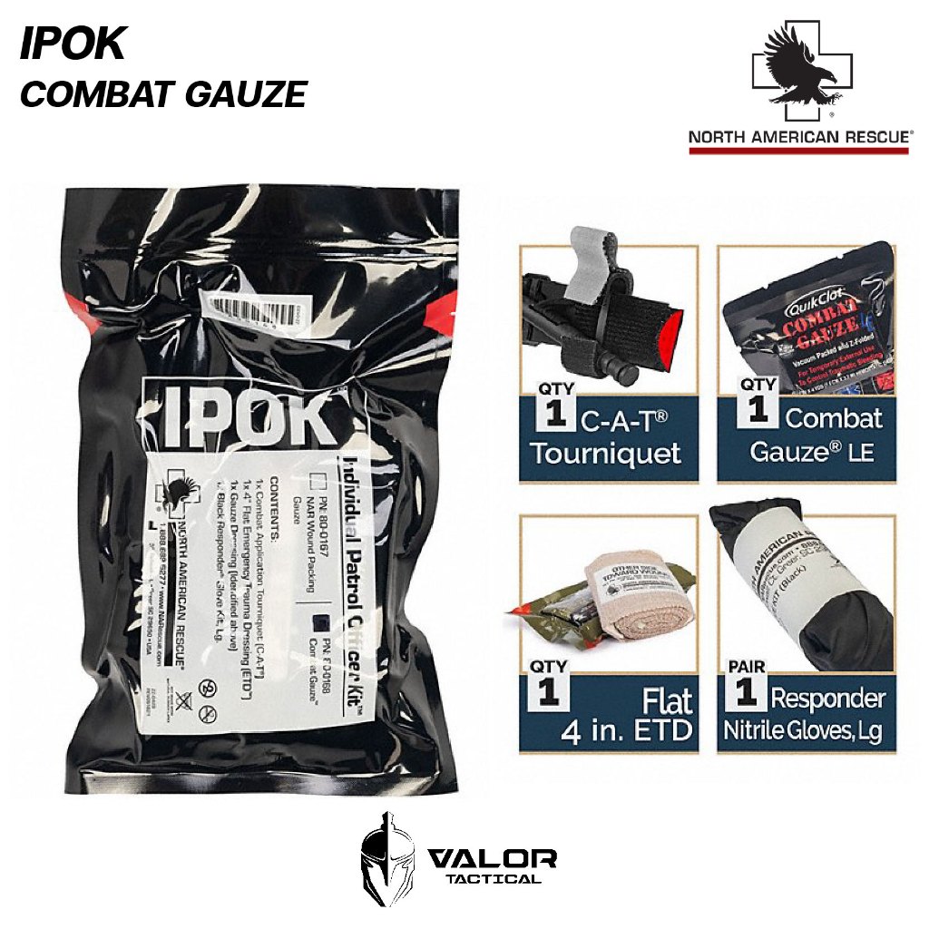 North American Rescue - Individual Patrol Officer Kit (IPOK) With ...