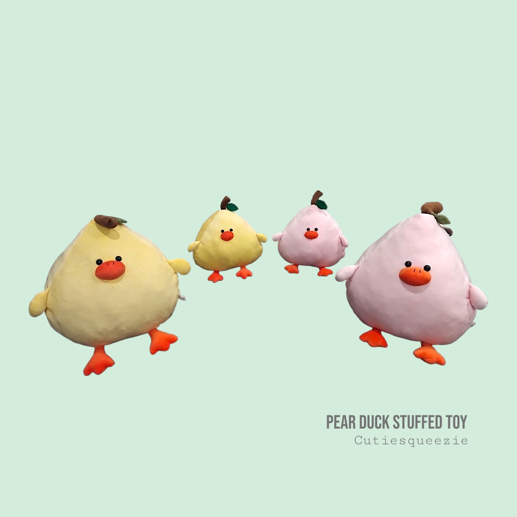 ตุ๊กตาลูกแพร์ (เป็ด) Pear Duck Stuffed Toy | Shopee Thailand