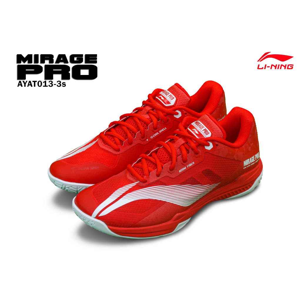 รองเท้าแบดมินตัน Li Ning badminton Shoe : Mirage Pro AYAT013-3 | Shopee ...