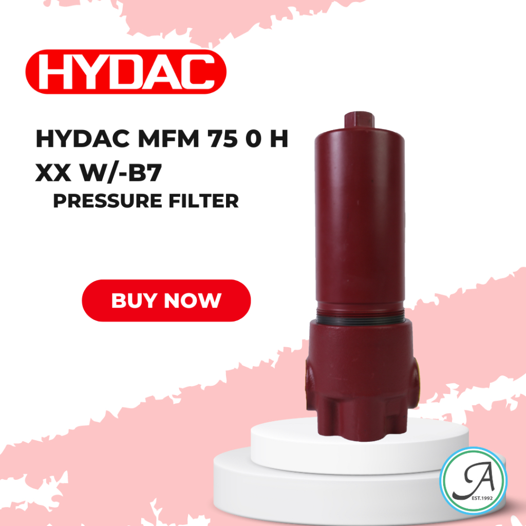 HYDAC MFM 75 0 H XX W/-B7 PRESSURE FILTER ไส้กรองน้ำมันไฮดรอลิค | Shopee Thailand