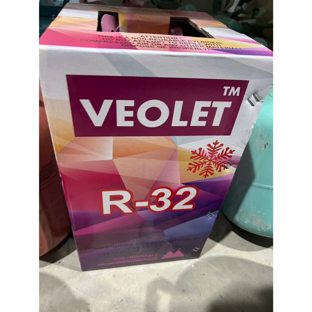 น้ำยาแอร์ R-32 VEOLET 3 Kg. (มีตำหนิ) สภาพดี 99% หูจับ ขด งอ บี้ ราคา ...