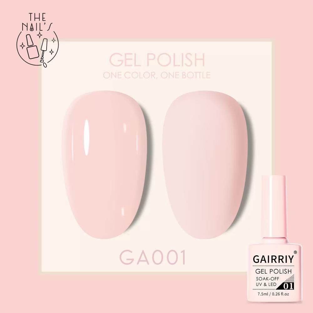 🎉 พร้อมส่งทุกสี 80 สี สีเจล GAIRRIY 7.5 ml ยาทาเล็บเจล 🎊สีขวด ตามสีจริง ...
