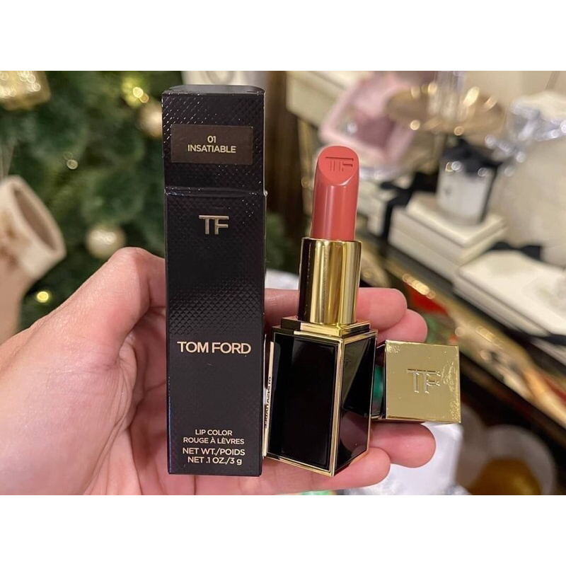 ลิปสติก TF lip color สี coral 01 insatiable | Shopee Thailand