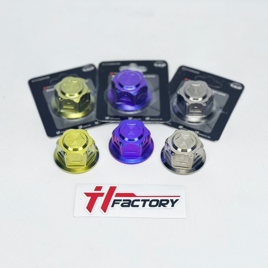 HT FACTORY ฝาครอบน็อตล้อหลัง ไทเทเนียม สำหรับ Vespa ทุกรุ่น | Shopee ...